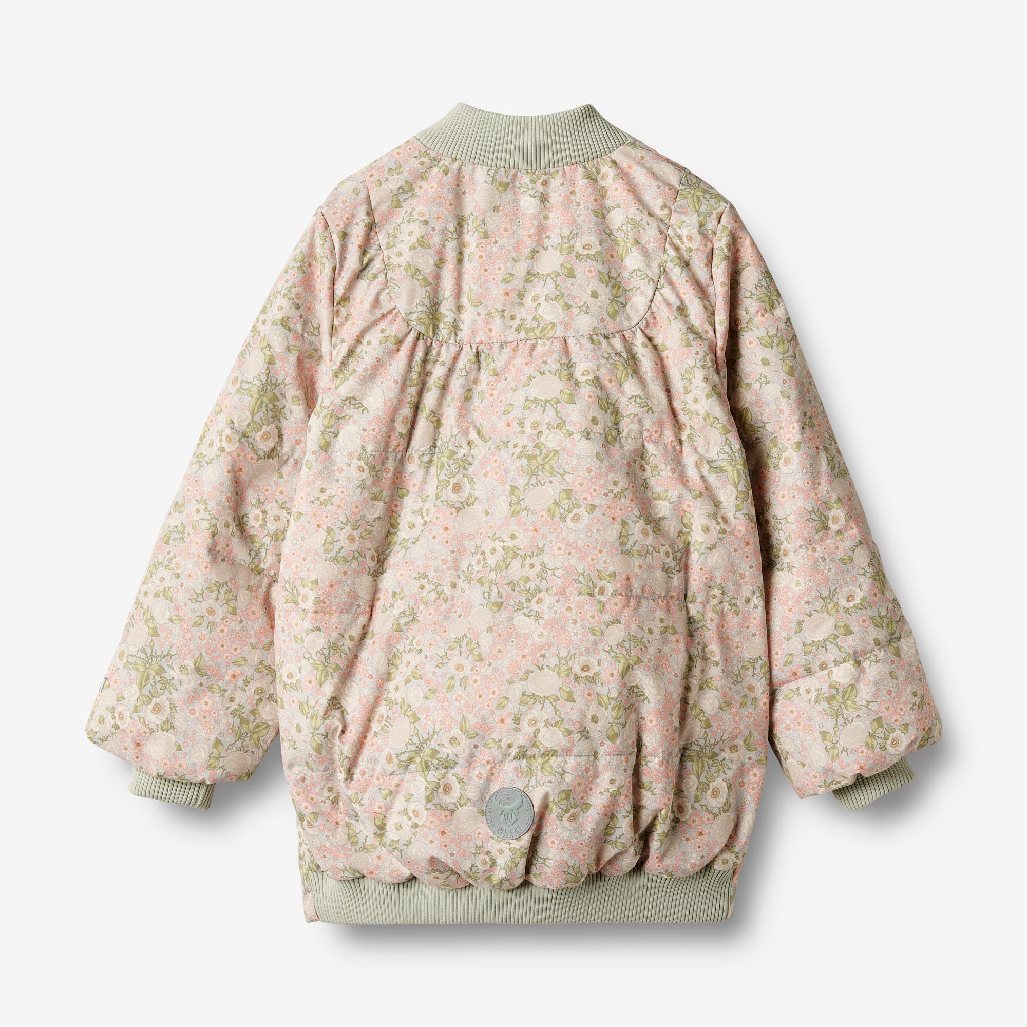 Sommer Puffer Jakke Lola - sea salt roses – Wheat.dk
