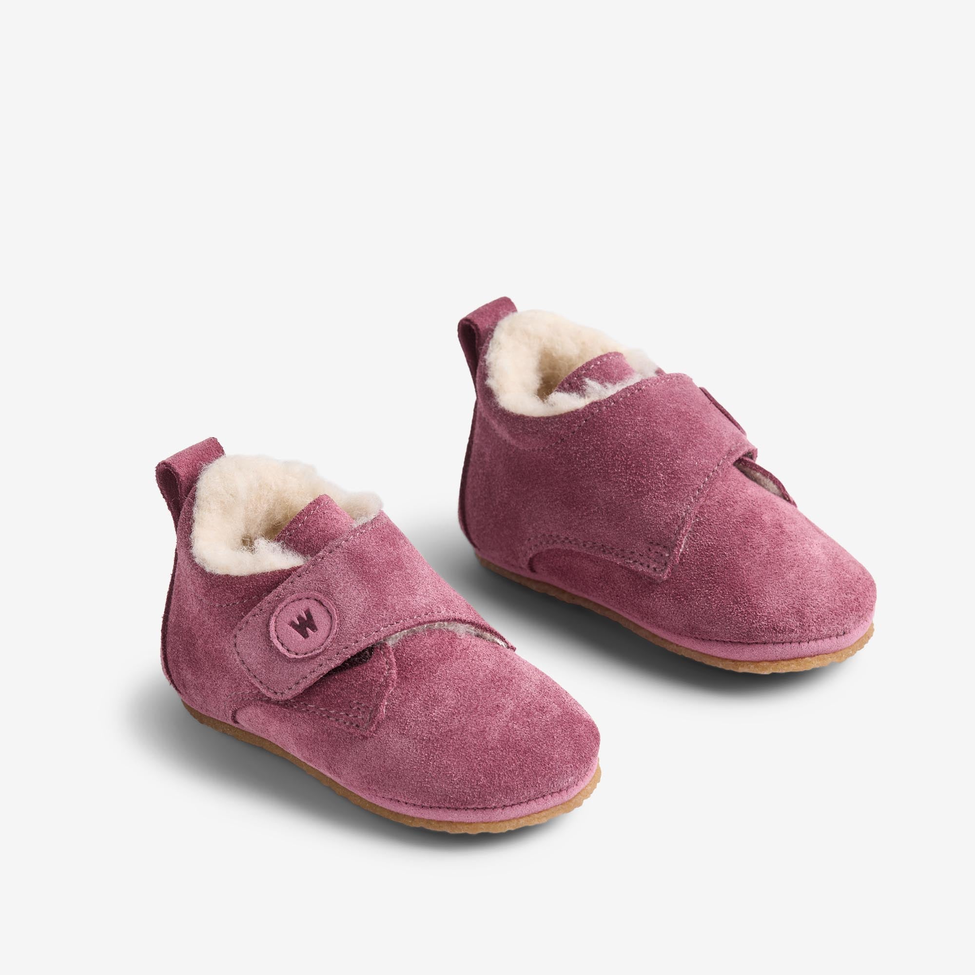 Uld Hjemmesko Taj - dusty lilac – Wheat.dk